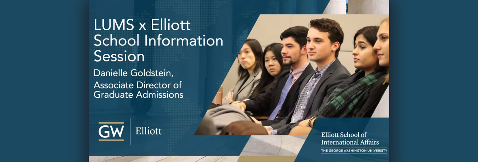 CSO Holds Information Session with Elliot School of International ...