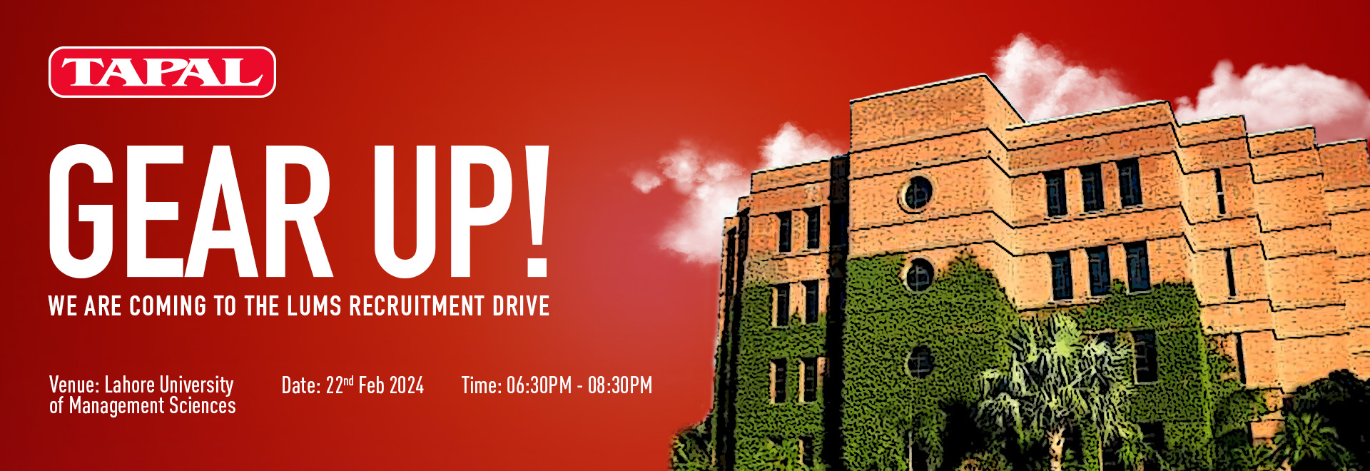 Tapal Tea Recruitment Drive 2024! | Welcome to LUMS